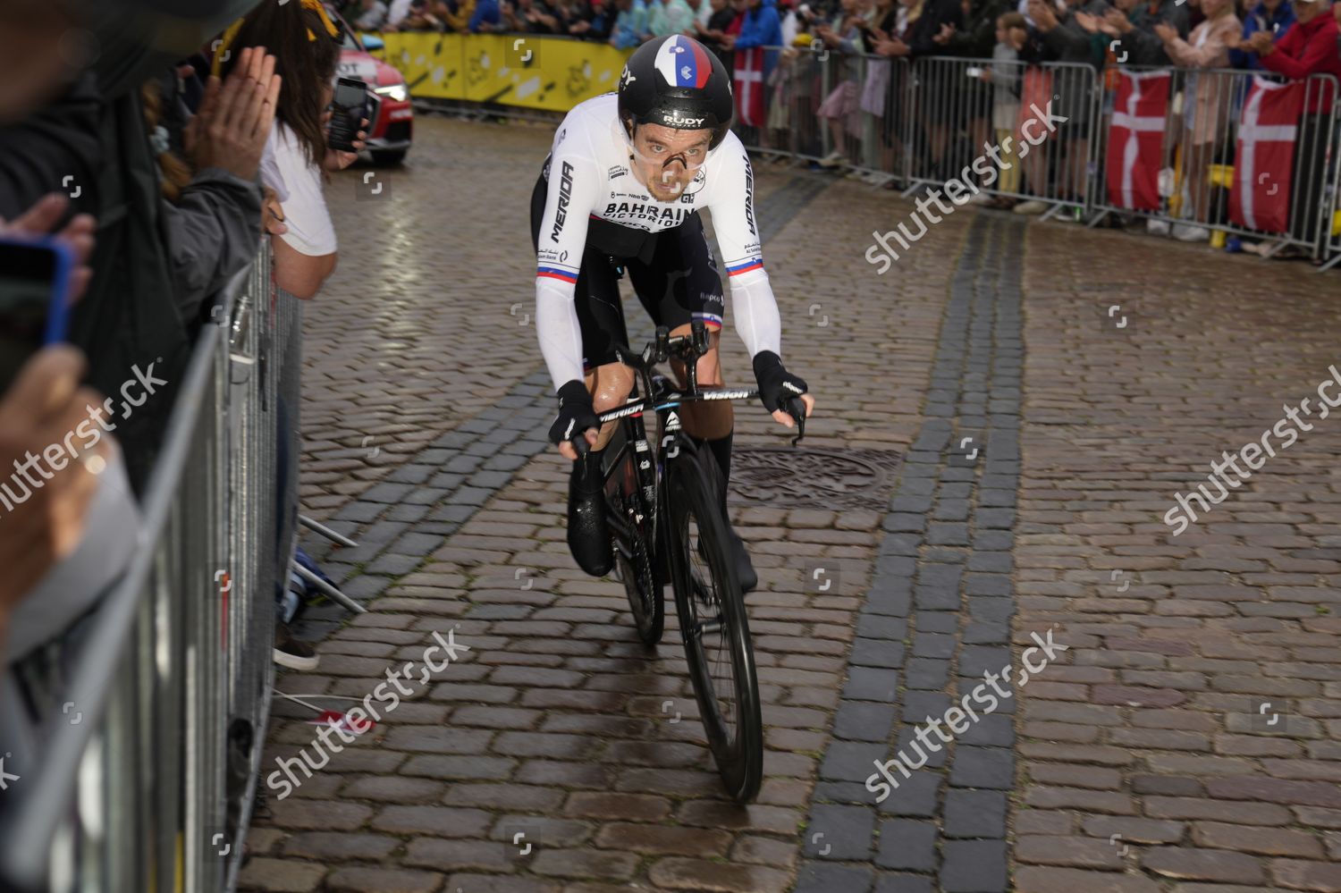 Slovenian Rider Jan Tratnik Bahrain Victorious Editorial Stock Photo ...