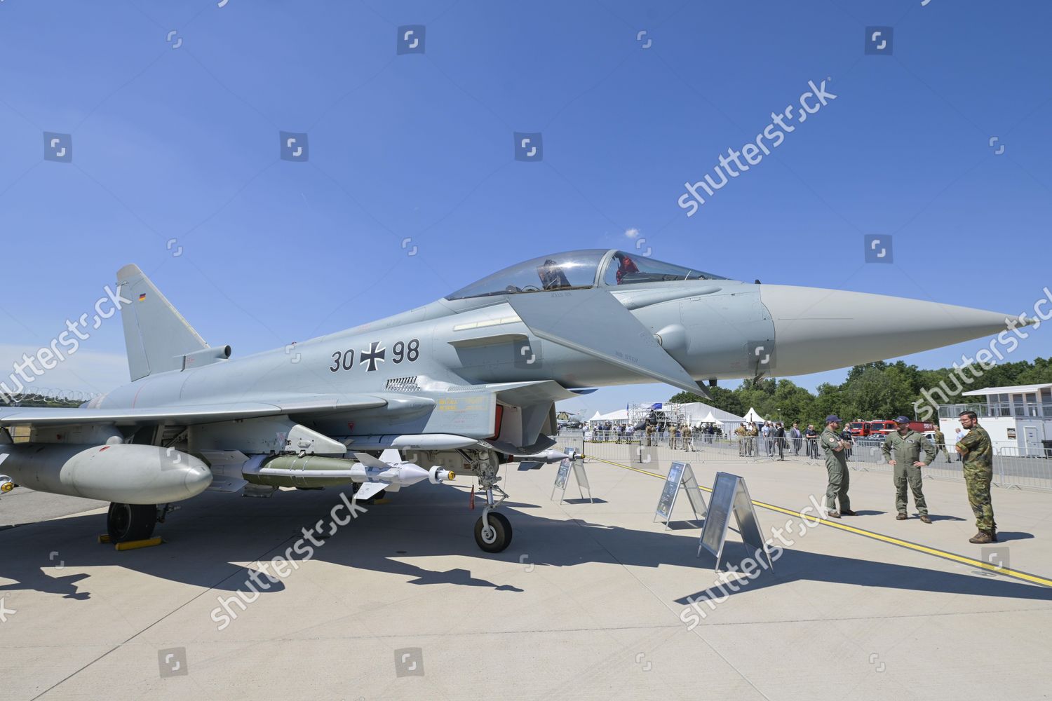 Eurofighter Fighter Jet German Armed Forces Editorial Stock Photo ...