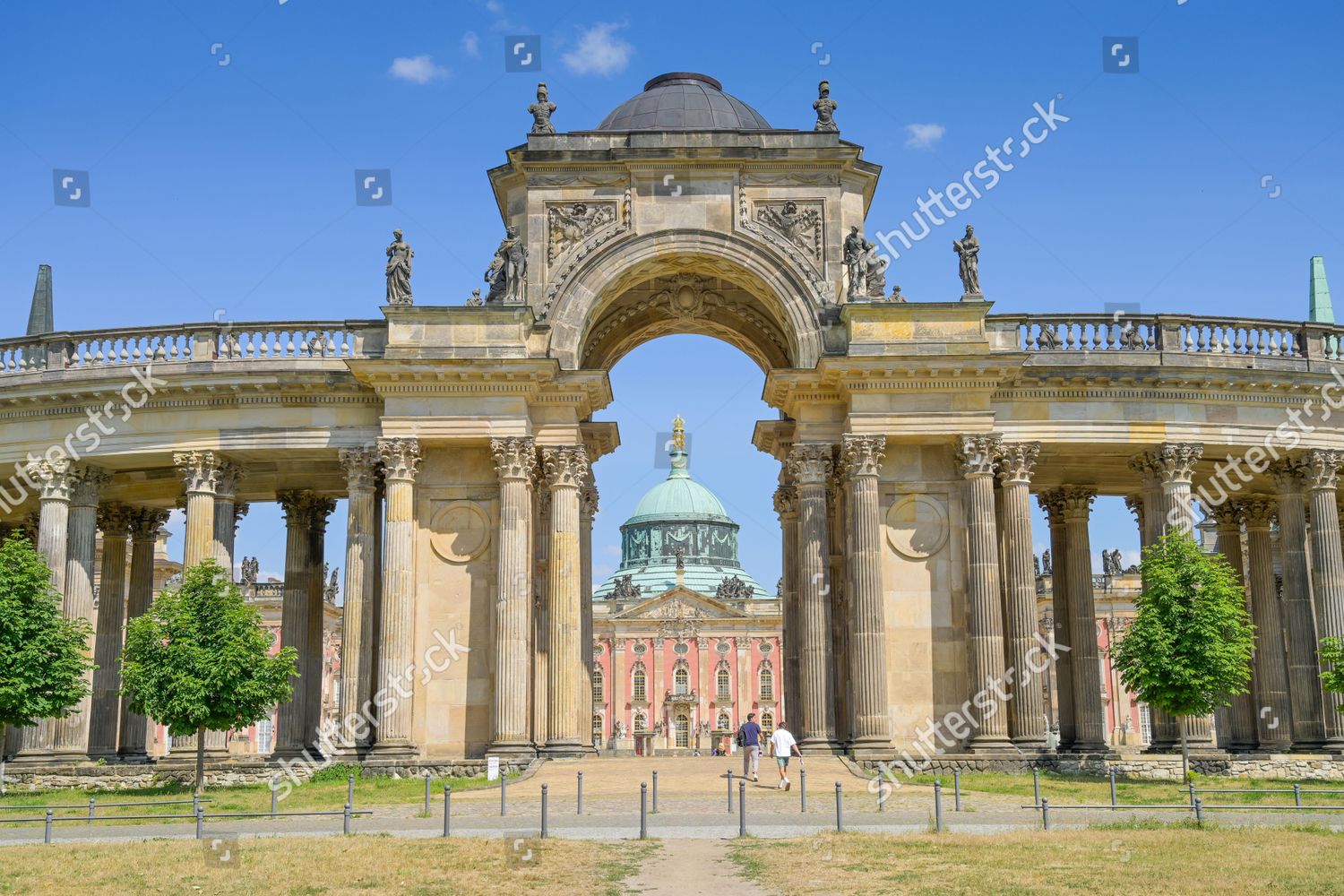 Triumphal Gate Colonnades Communs Park Sanssouci Editorial Stock Photo ...