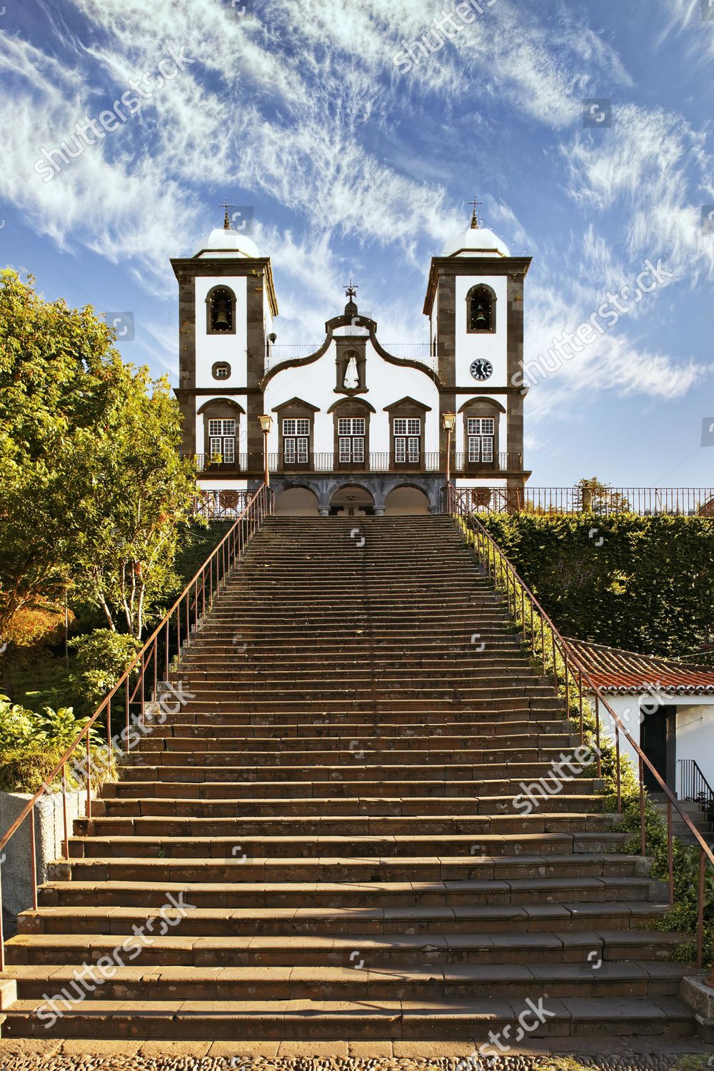 Grand Staircase Catholic Pilgrimage Church Nossa Editorial Stock Photo ...