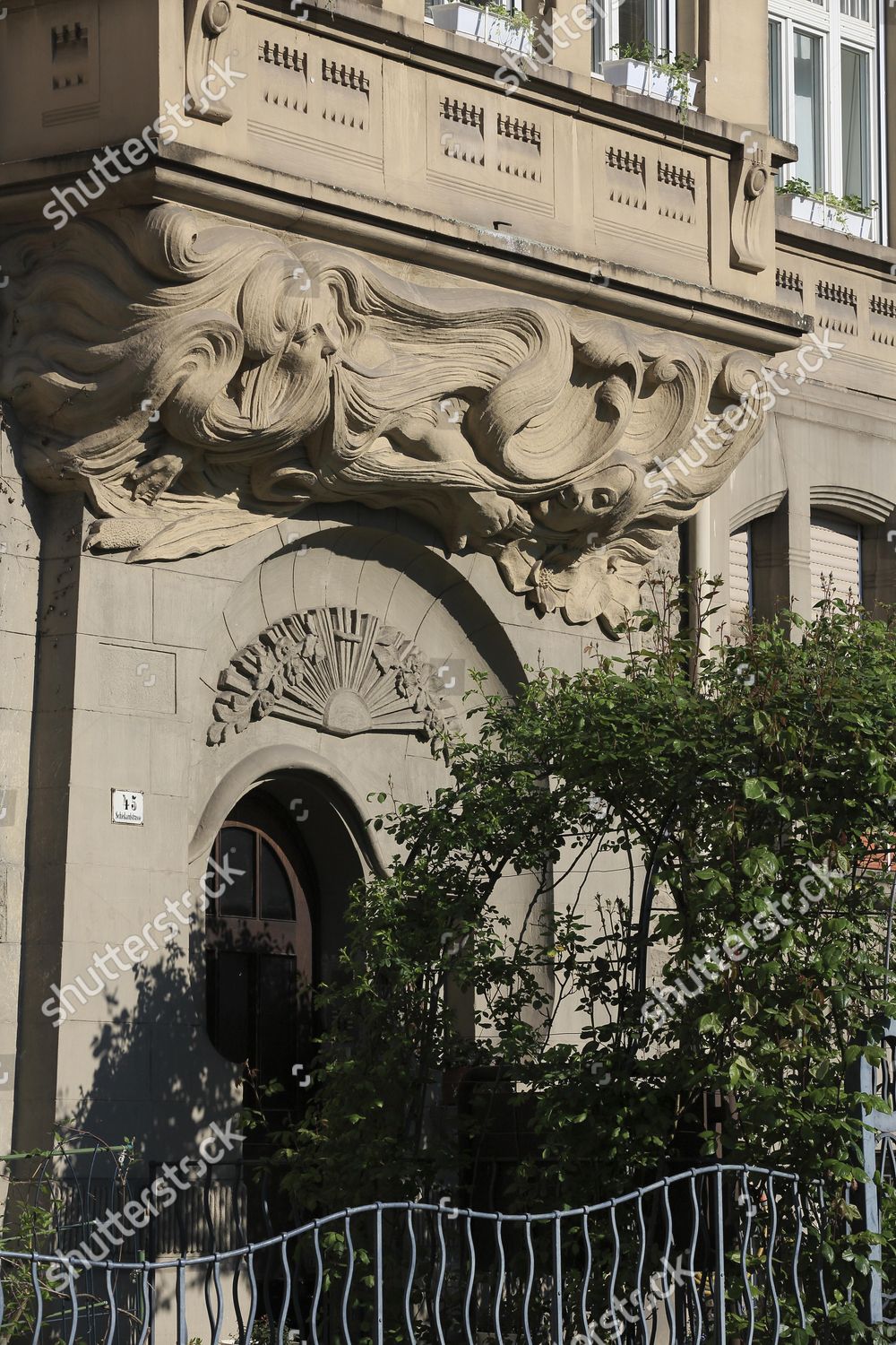 Art Nouveau Residential Building Architects Emil Editorial Stock Photo ...