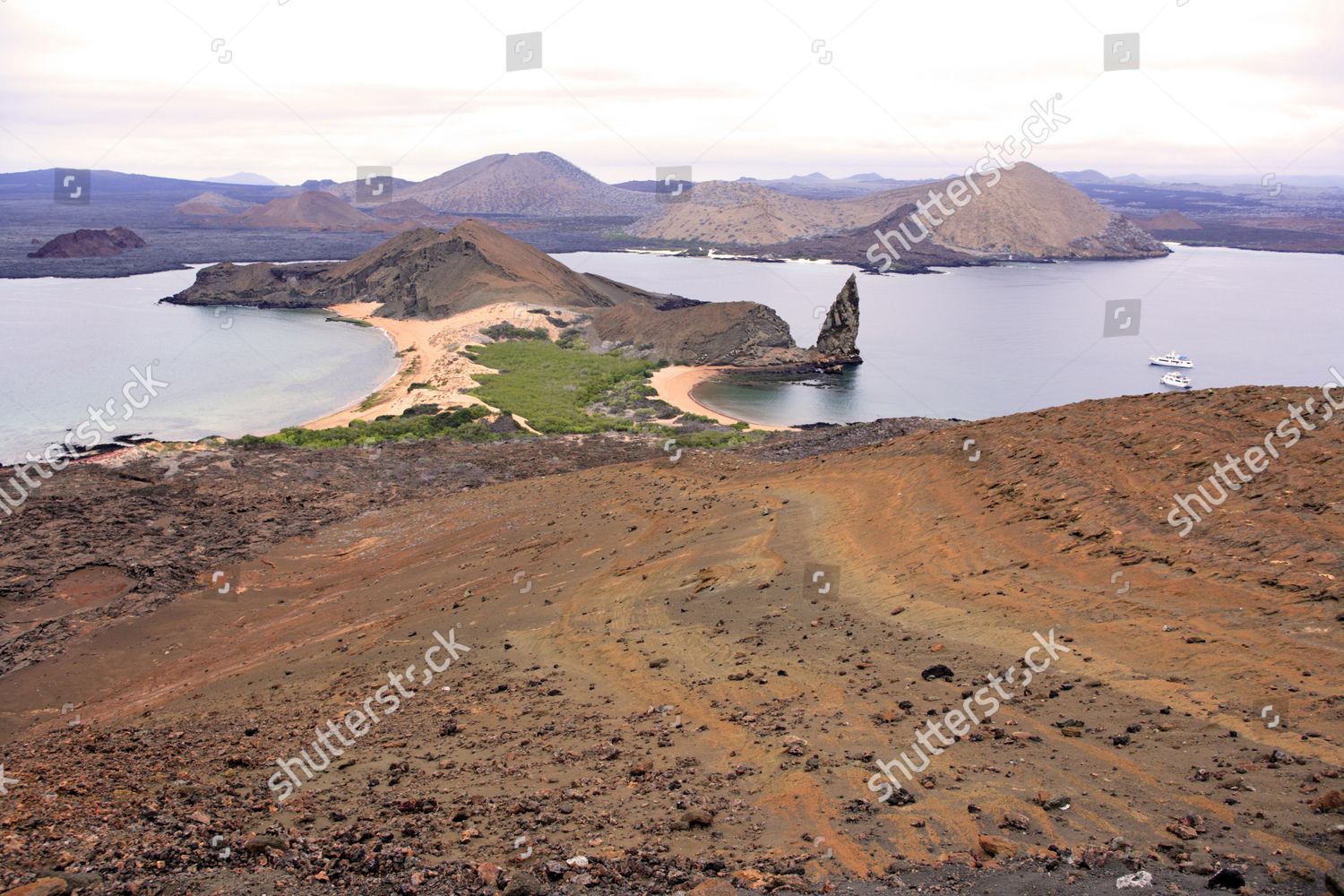 Galapagos Islands Ecuador Landscape Galagagos Islands Editorial Stock ...