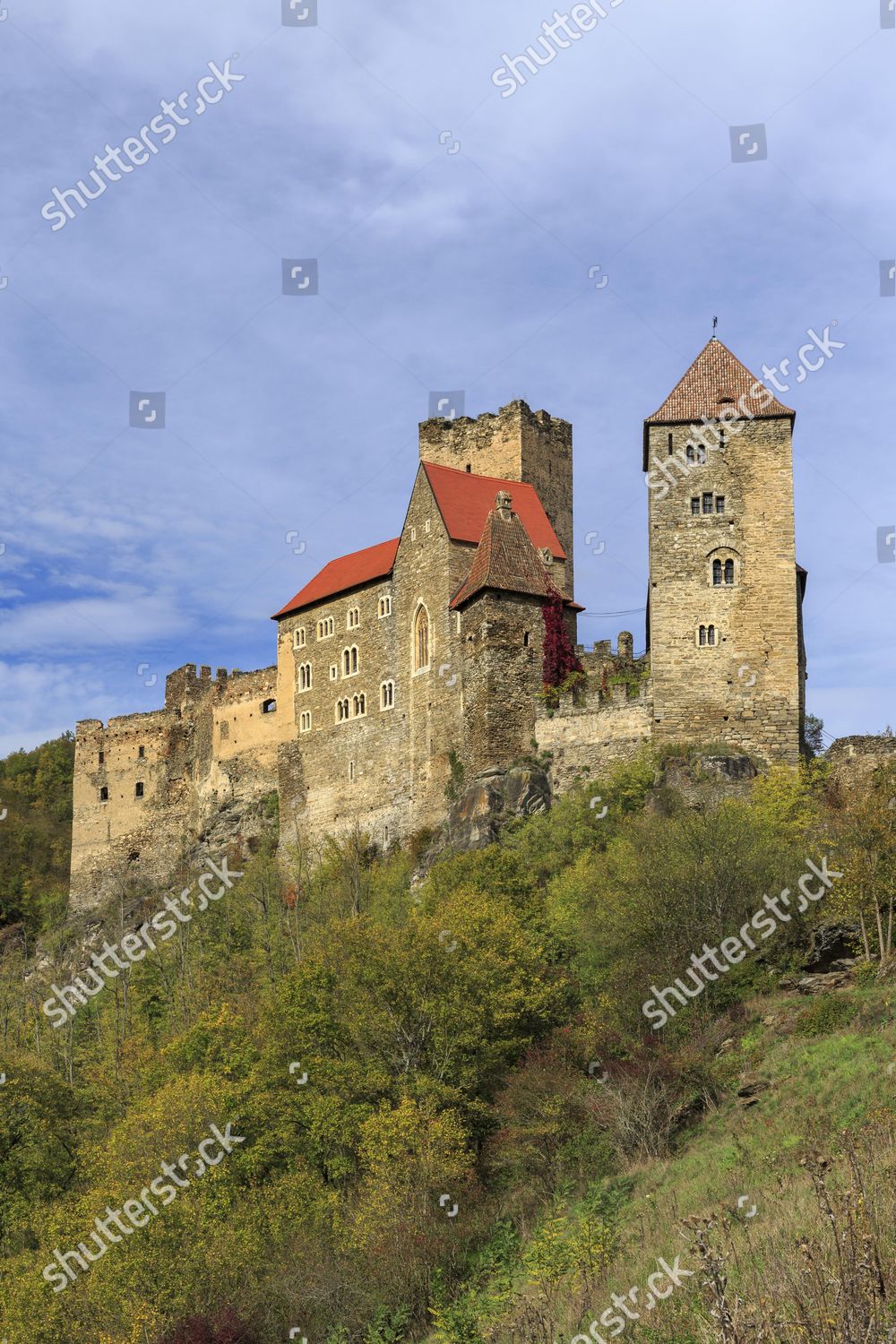 Hardegg Castle Hardegg Waldviertel Lower Austria Editorial Stock Photo ...