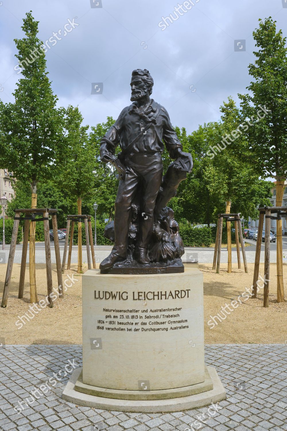 Bronze Statue Ludwig Leichhardt Natural Scientist Editorial Stock Photo ...