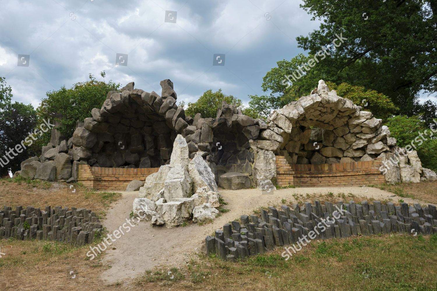 Grotto House Heaven Hell Azalea Rhododendron Editorial Stock Photo ...