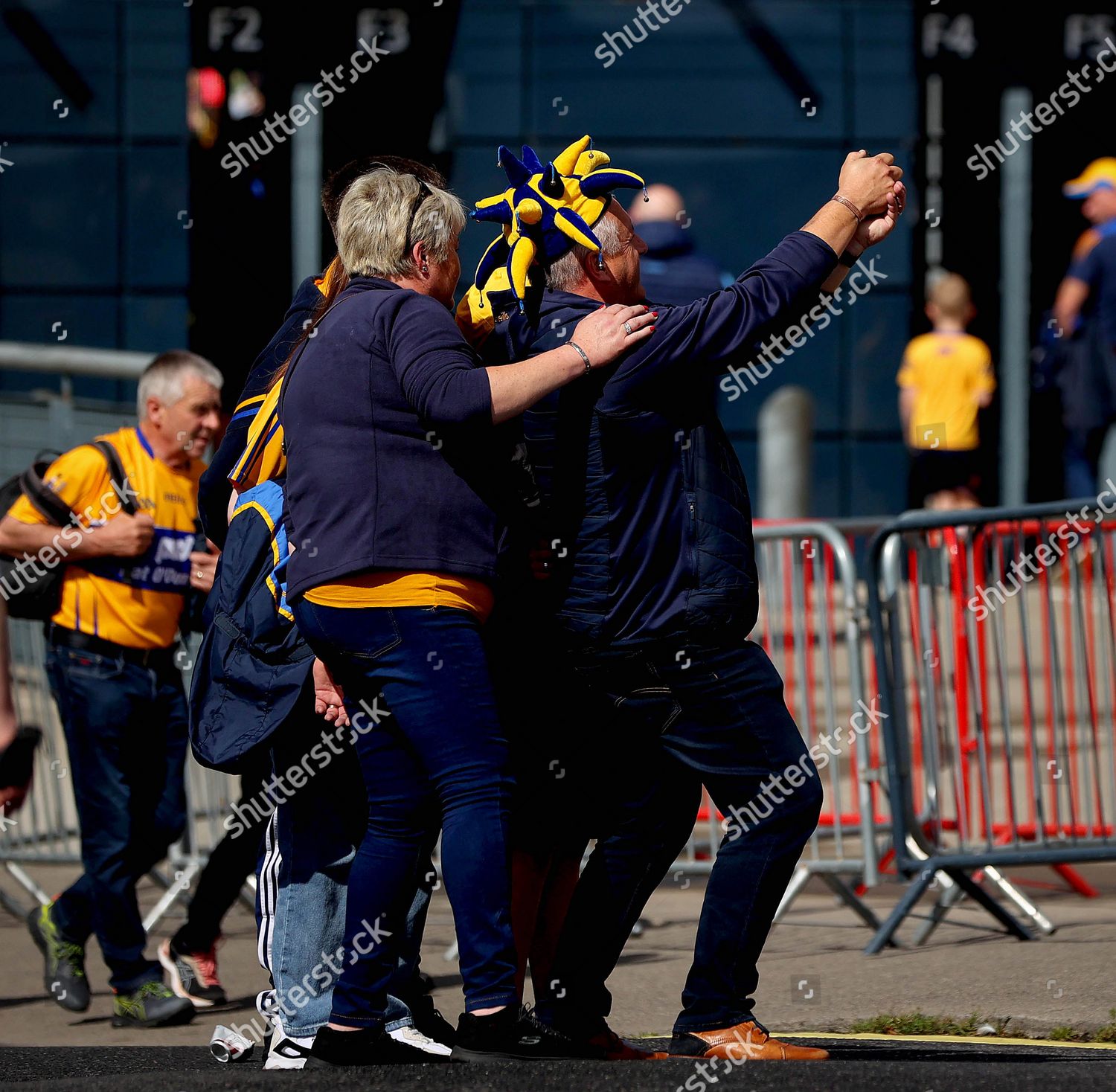 Kilkenny Vs Clare Clare Fans Take Editorial Stock Photo - Stock Image ...