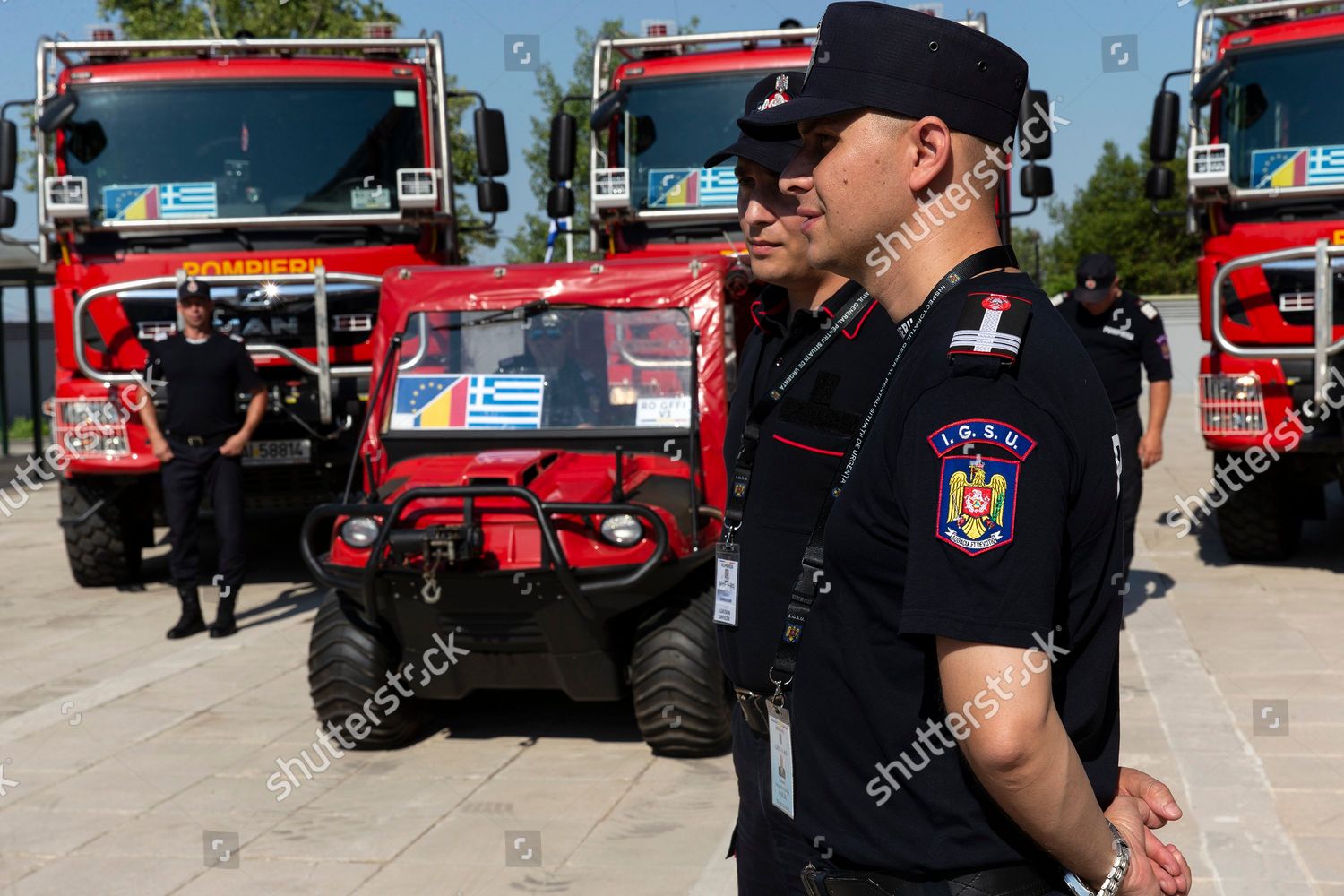 Firefighters Romania Attend Welcome Ceremony Held Editorial Stock Photo ...