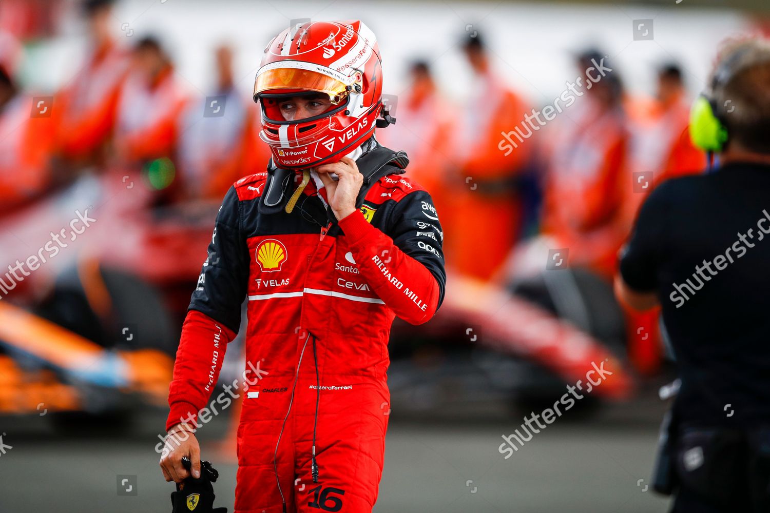 Leclerc Charles Mco Scuderia Ferrari F175 Editorial Stock Photo - Stock ...