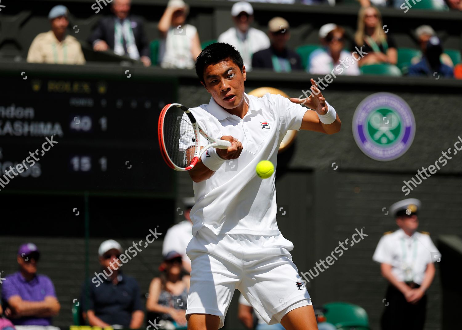 Brandon Nakashima Usa Plays Forehand Nick Editorial Stock Photo - Stock ...