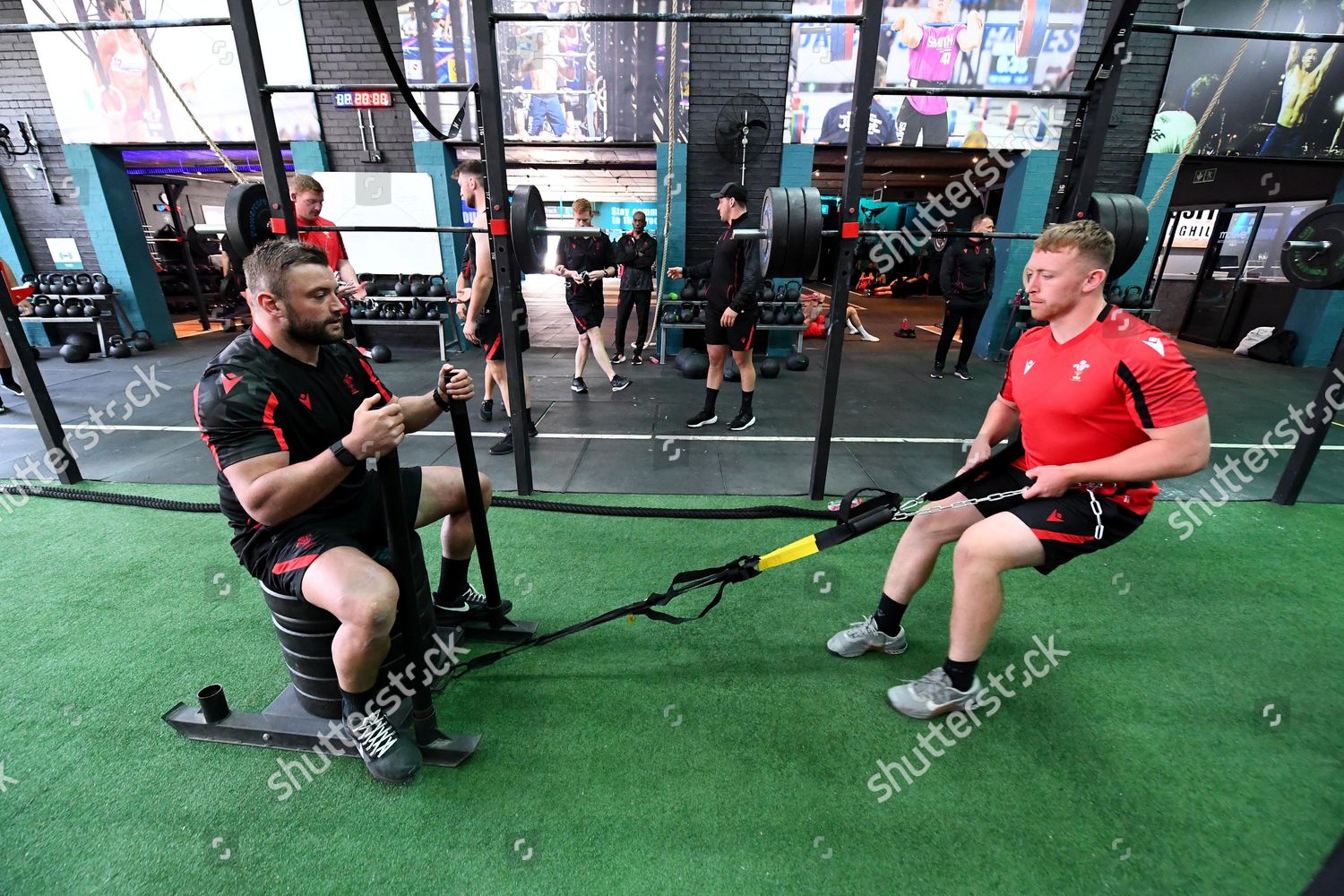 Sam Parry Tommy Reffell During Weights Editorial Stock Photo - Stock ...