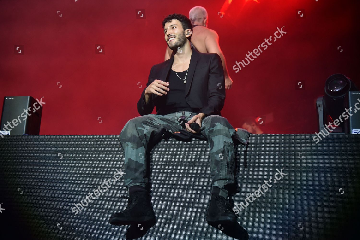 Colombian Singer Sebastian Yatra Performs Tarraco Editorial Stock Photo ...