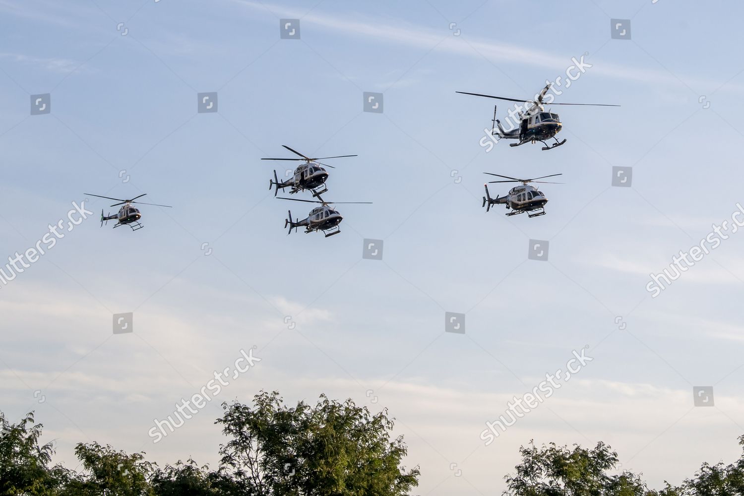 New York Police Department Nypd Helicopters Editorial Stock Photo ...