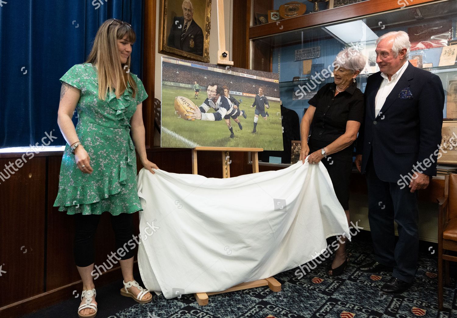 Sir Gareth Edwards Lady Maureen Officially Editorial Stock Photo ...