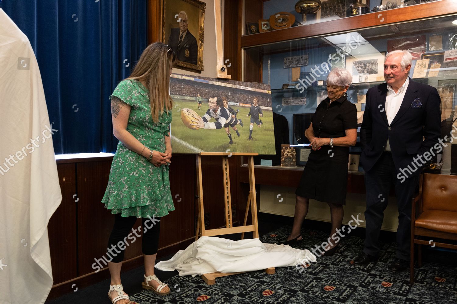 Sir Gareth Edwards Lady Maureen Officially Editorial Stock Photo ...