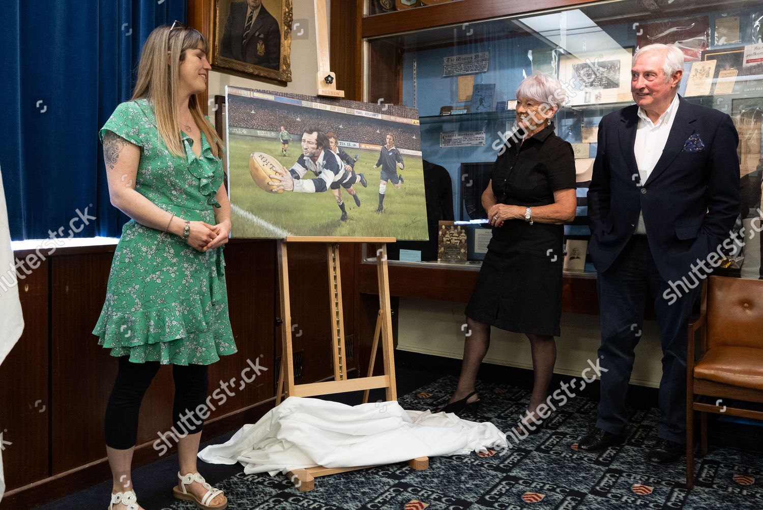 Sir Gareth Edwards Lady Maureen Officially Editorial Stock Photo ...