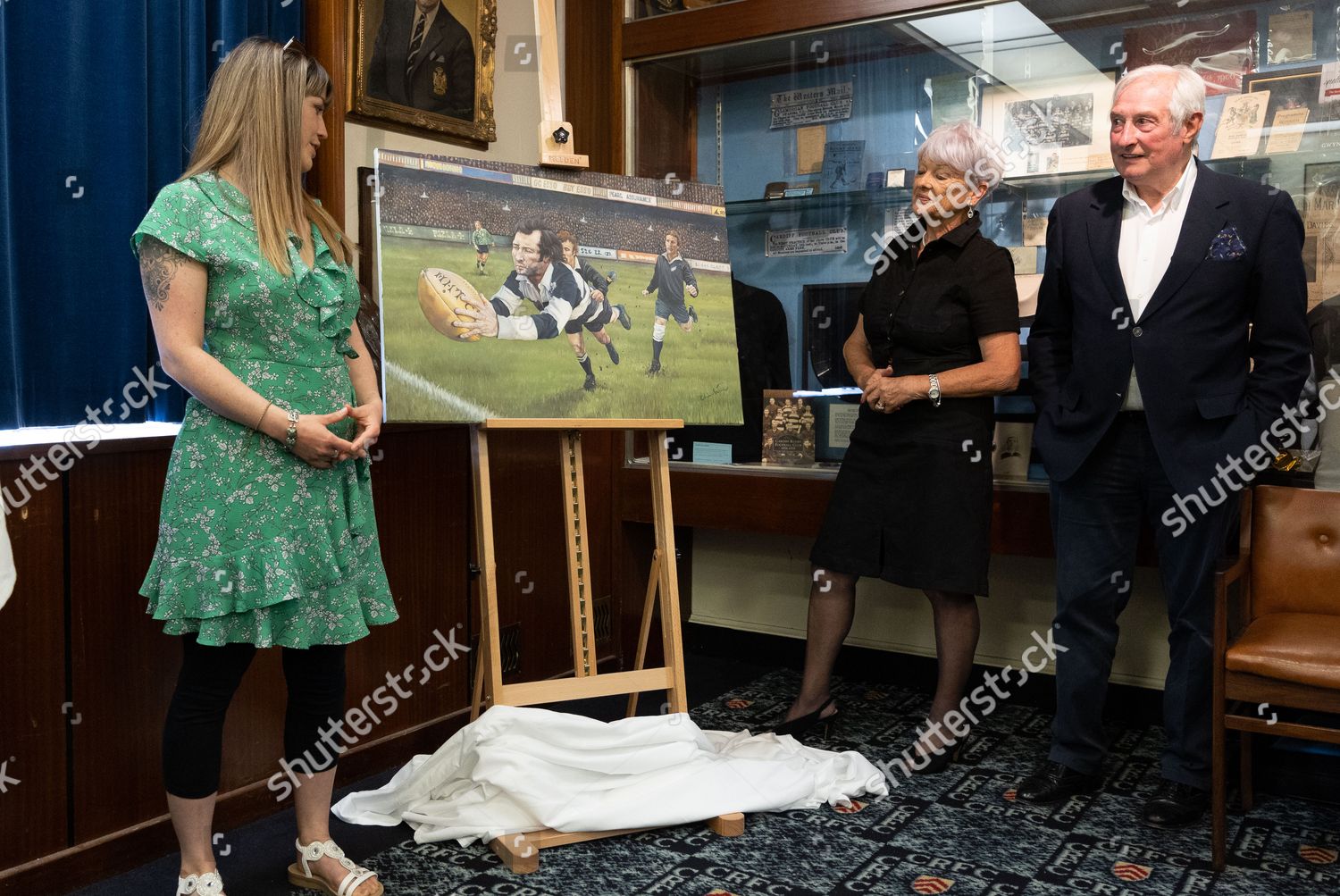 Sir Gareth Edwards Lady Maureen Officially Editorial Stock Photo ...