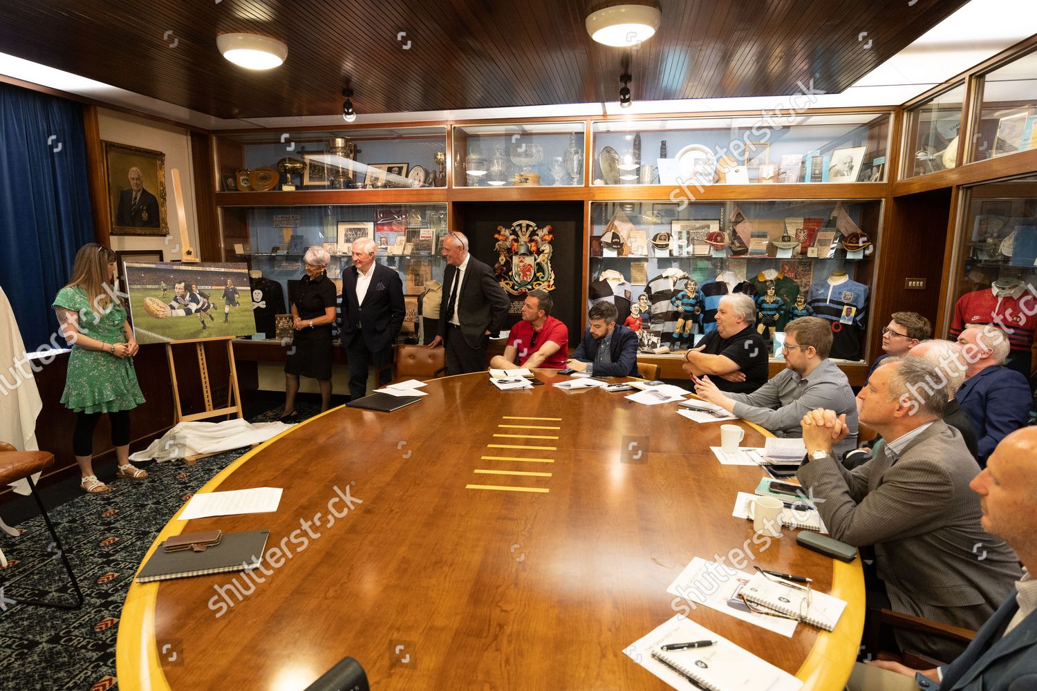 Sir Gareth Edwards Lady Maureen Officially Editorial Stock Photo ...