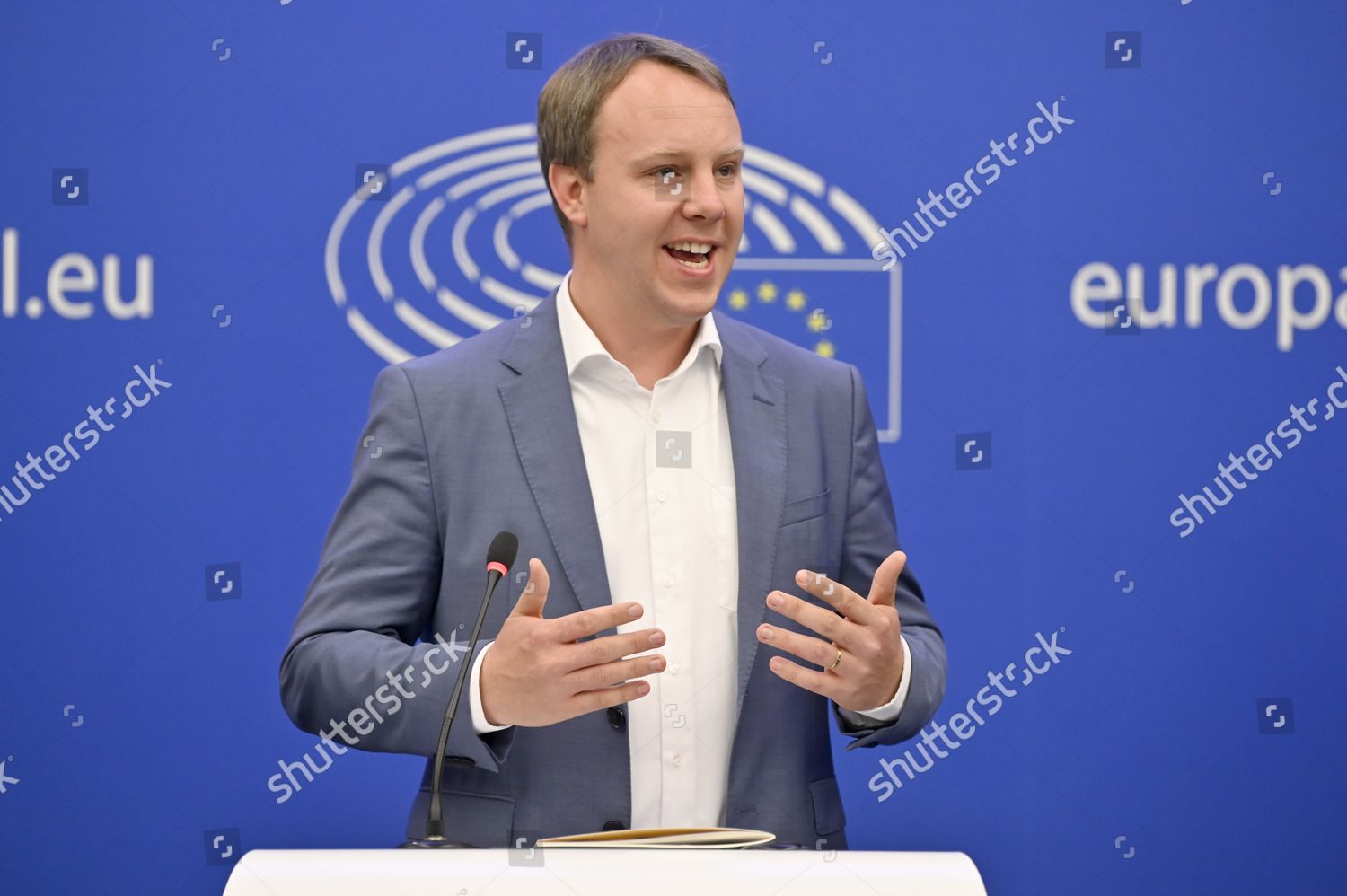 Daniel Freund Press Conference On Study Editorial Stock Photo - Stock ...