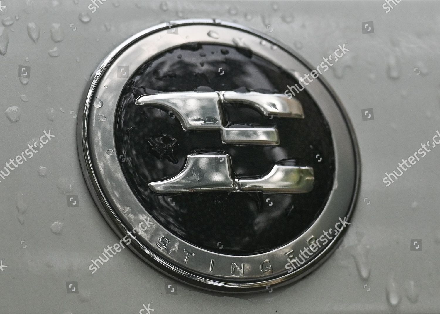 Kia Stinger Logo Seen On Stinger Editorial Stock Photo - Stock Image ...