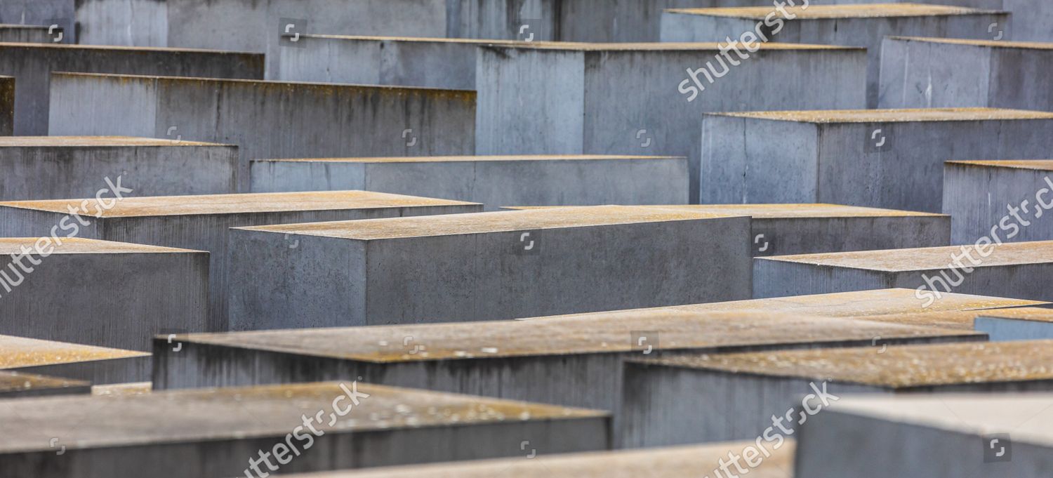 General View Concrete Slabs Stelae Part Editorial Stock Photo - Stock ...