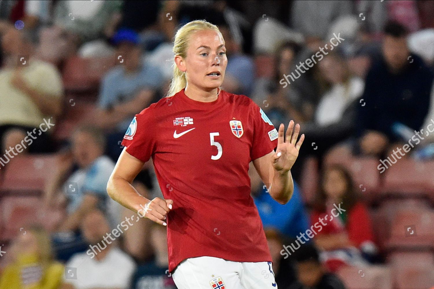 Guro Bergsvand 5 Norway During Uefa Editorial Stock Photo - Stock Image | Shutterstock