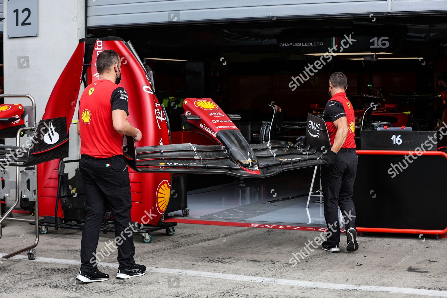 Scuderia Ferrari F175 Mechanical Detail Front Editorial Stock Photo ...