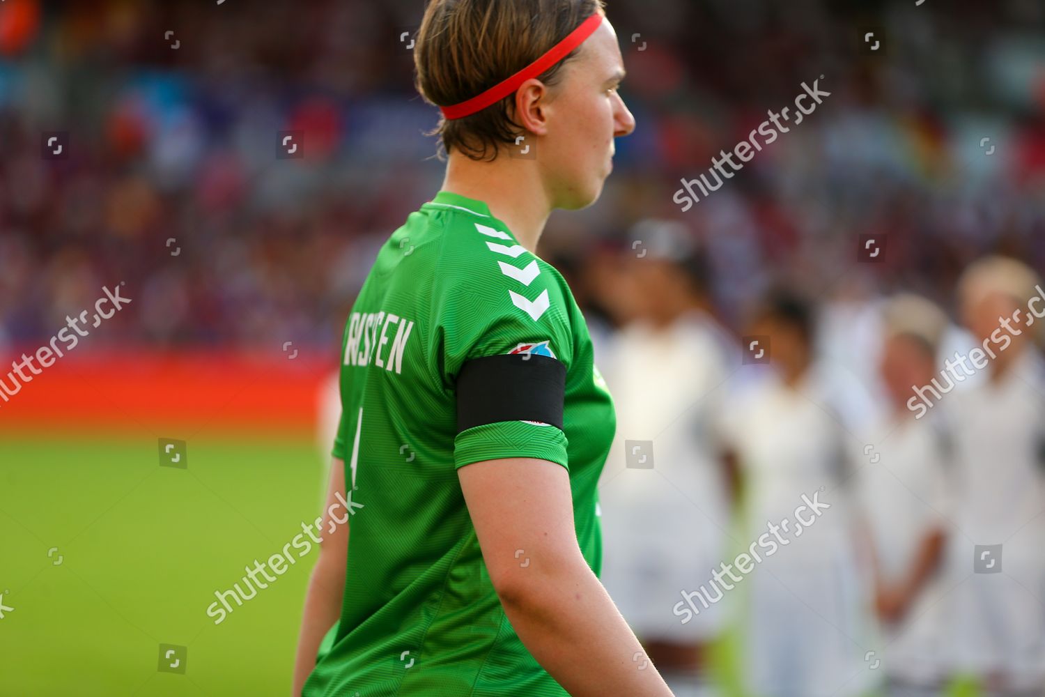 Goalkeeper Lene Christensen Denmark Wearing Black Editorial Stock Photo ...