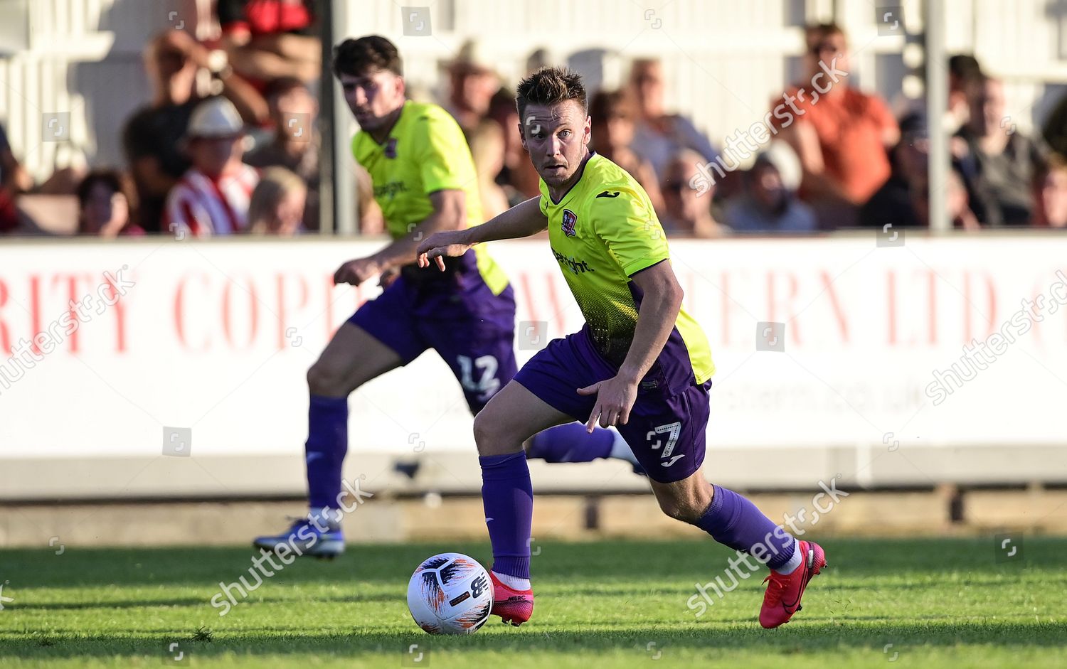 Matt Jay Captain Exeter City During Editorial Stock Photo - Stock Image ...