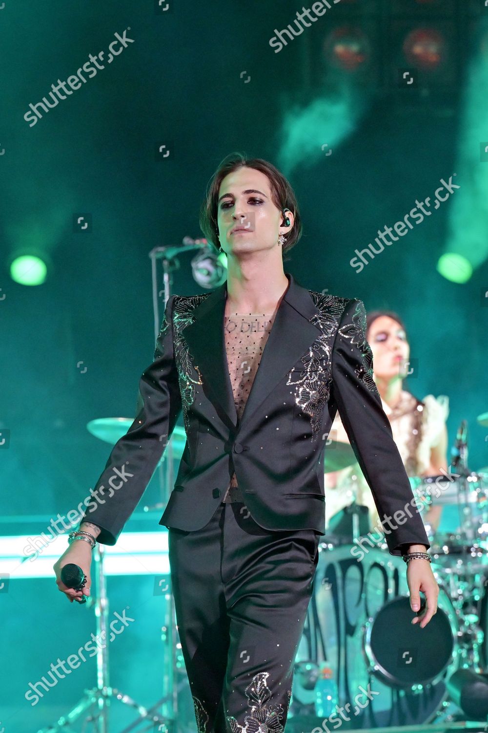 Italian Glam Rock Band Maneskin Singer Editorial Stock Photo - Stock ...