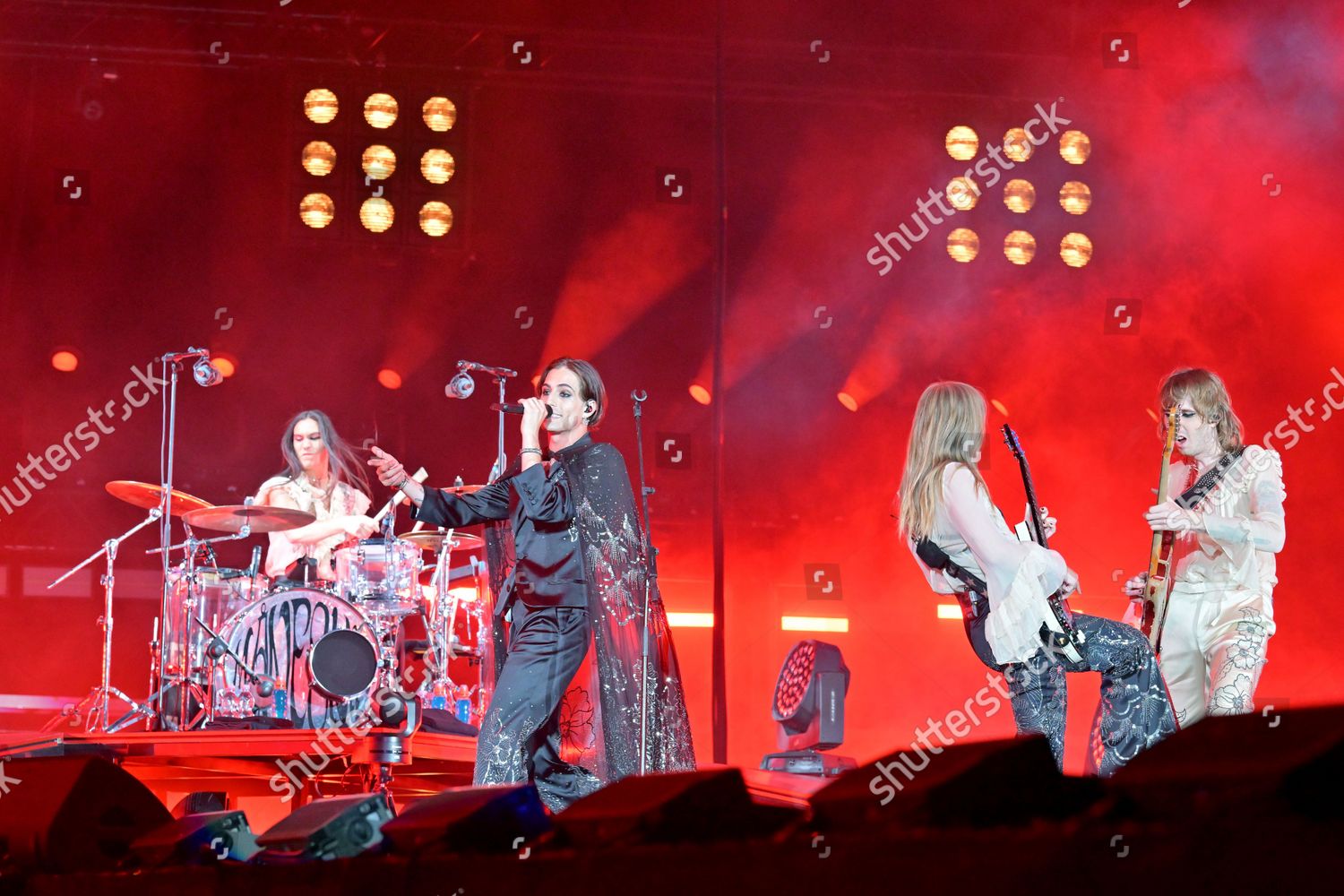 Italian Glam Rock Band Maneskin Singer Editorial Stock Photo - Stock ...