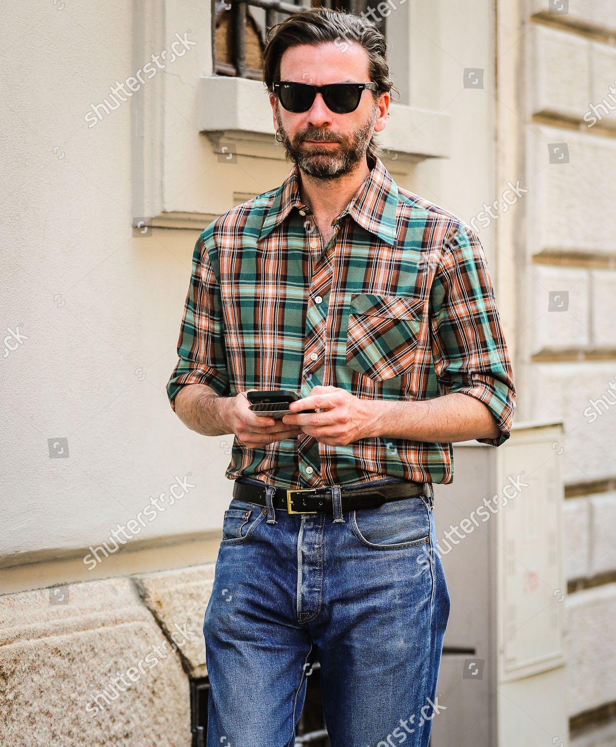 Luca Roscini On Street Milan Editorial Stock Photo - Stock Image ...