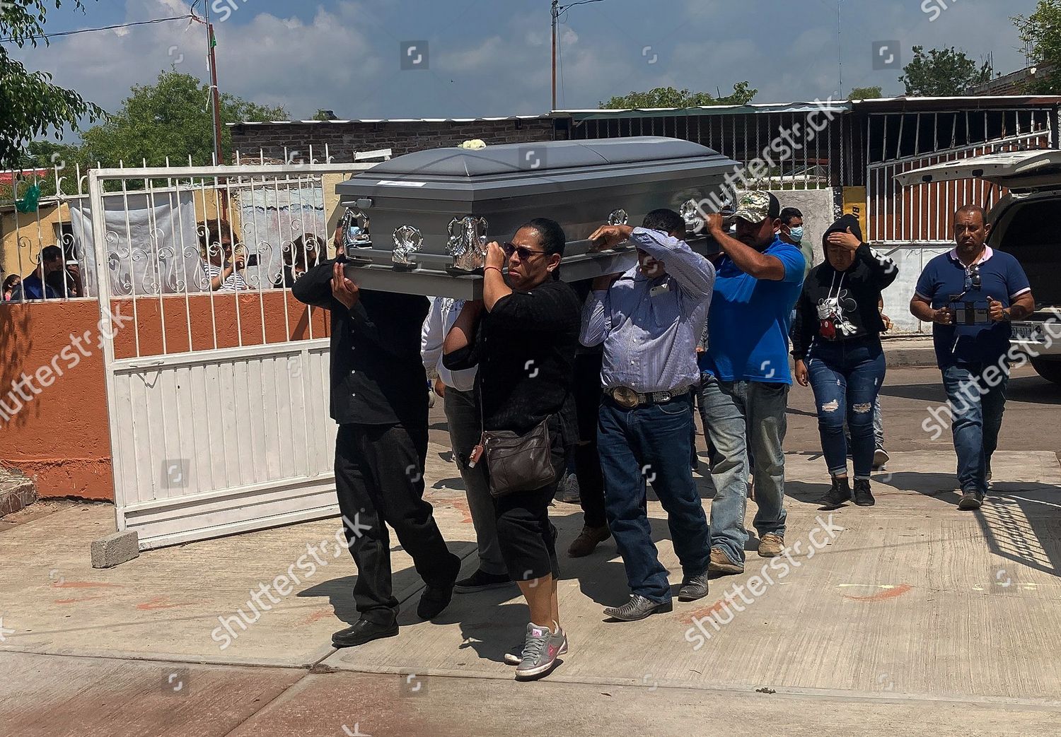 Family Friends Attend Funeral Mass Mexican Editorial Stock Photo ...