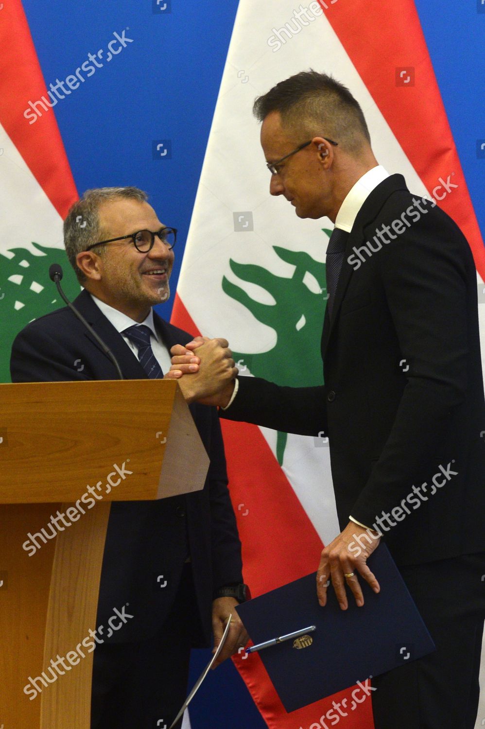 Leader Lebanese Free Patriotic Movement Gibran Editorial Stock Photo ...