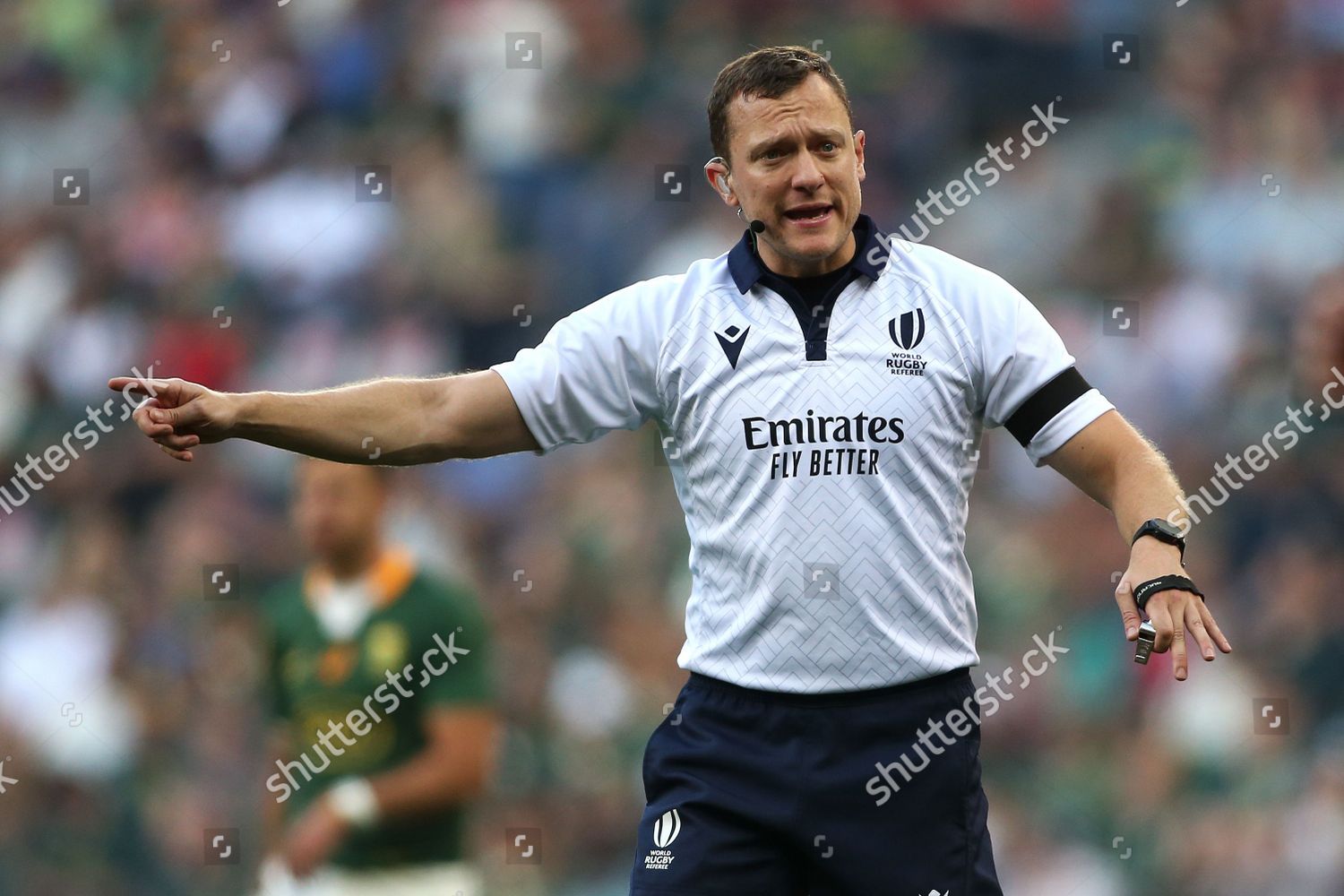 Referee Matthew Carley During 2022 Castle Editorial Stock Photo - Stock ...