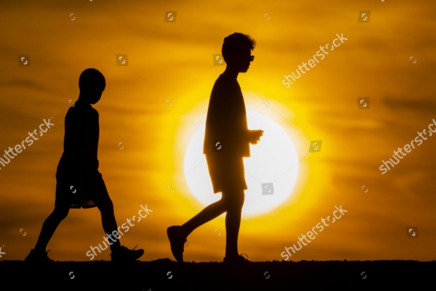 People View Sunset Northala Fields Near Editorial Stock Photo - Stock ...