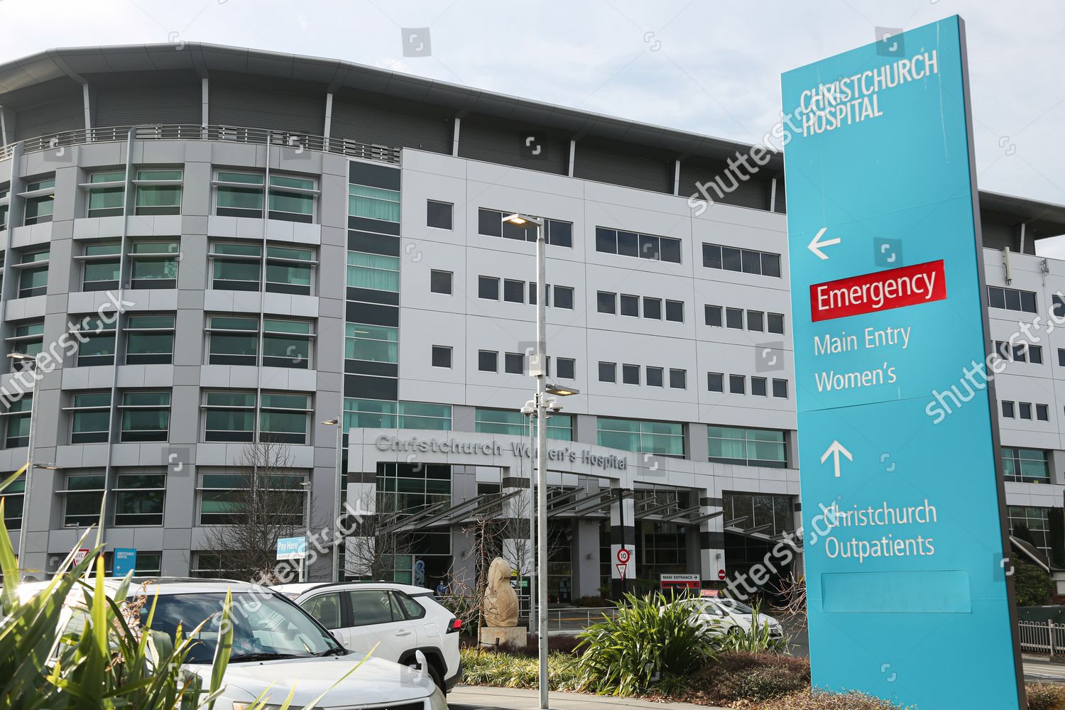 Emergency Entry Sign Seen Christchurch Public Editorial Stock Photo ...