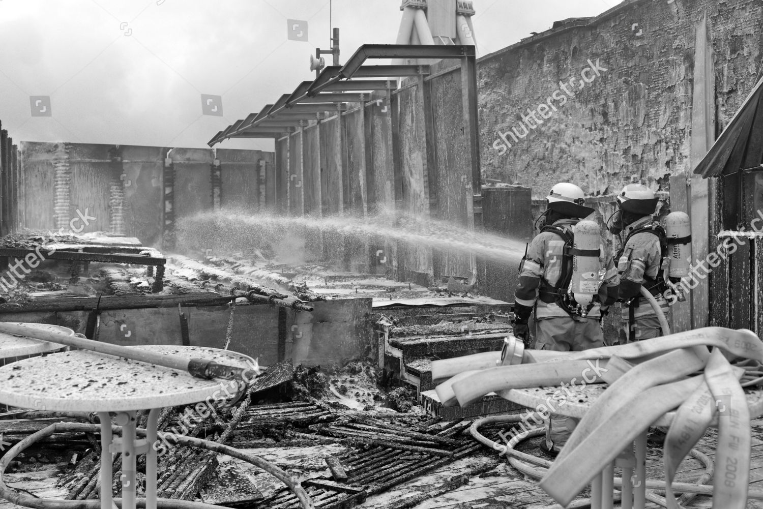 Emergency Personnel Berlin Fire Brigade Doing Editorial Stock Photo ...