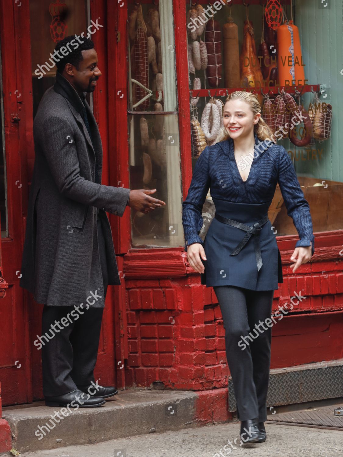 Chloe Grace Moretz Gary Carr Film Editorial Stock Photo - Stock Image ...