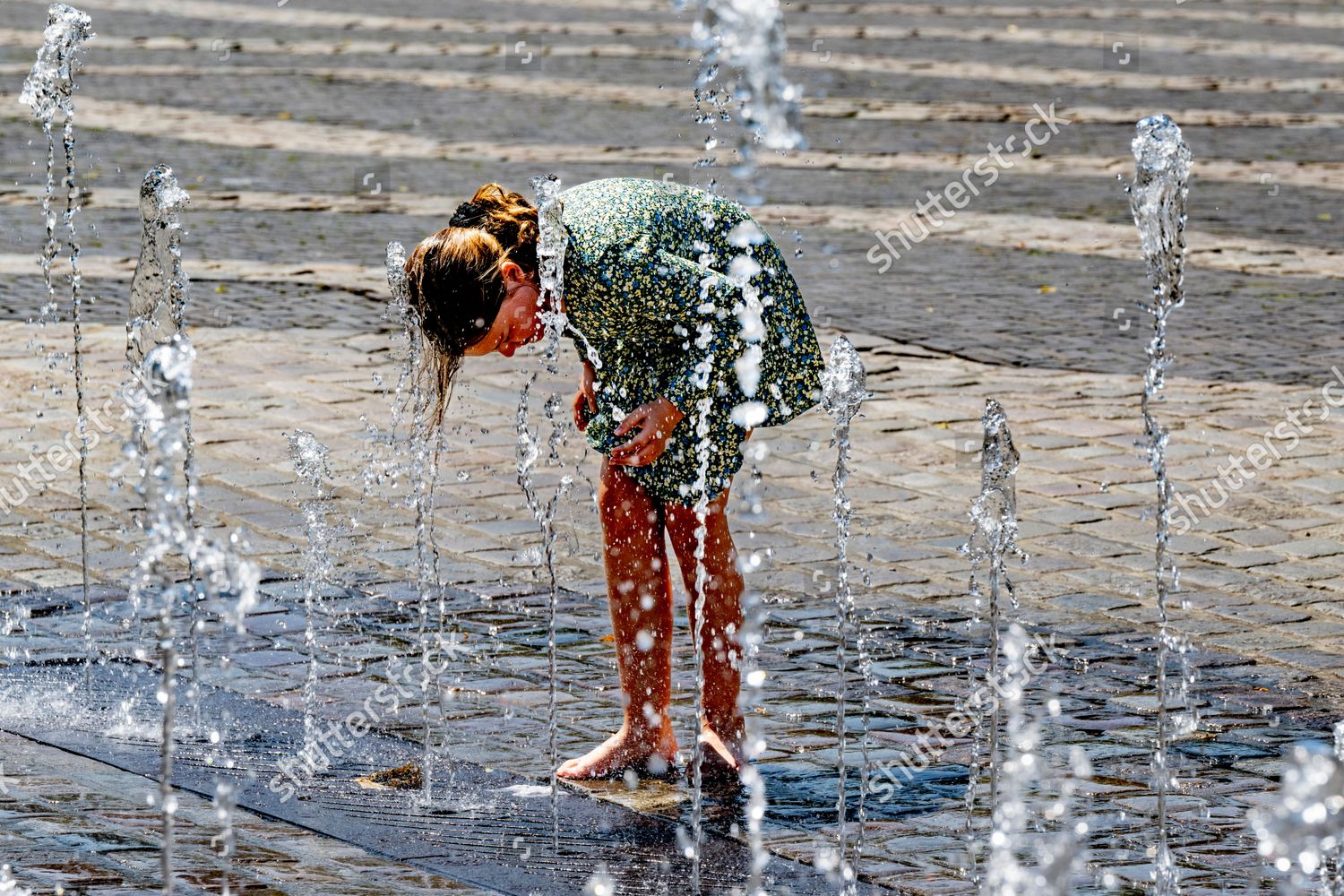 Arnhem People Cool Off Water Public Editorial Stock Photo - Stock Image ...