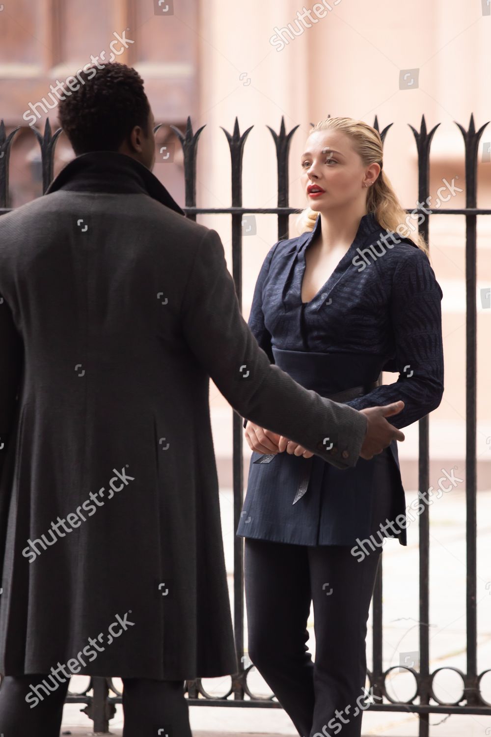 Chloe Grace Moretz Gary Carr On Editorial Stock Photo - Stock Image ...