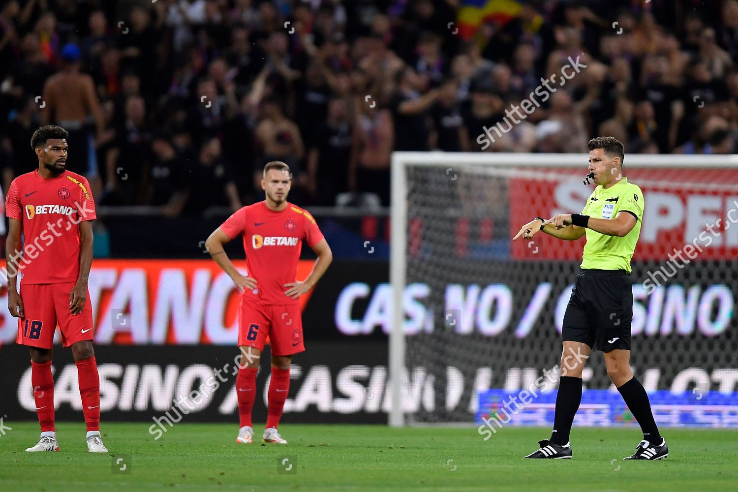 Referee Marian Alex Barbu Waits Var Editorial Stock Photo - Stock Image ...