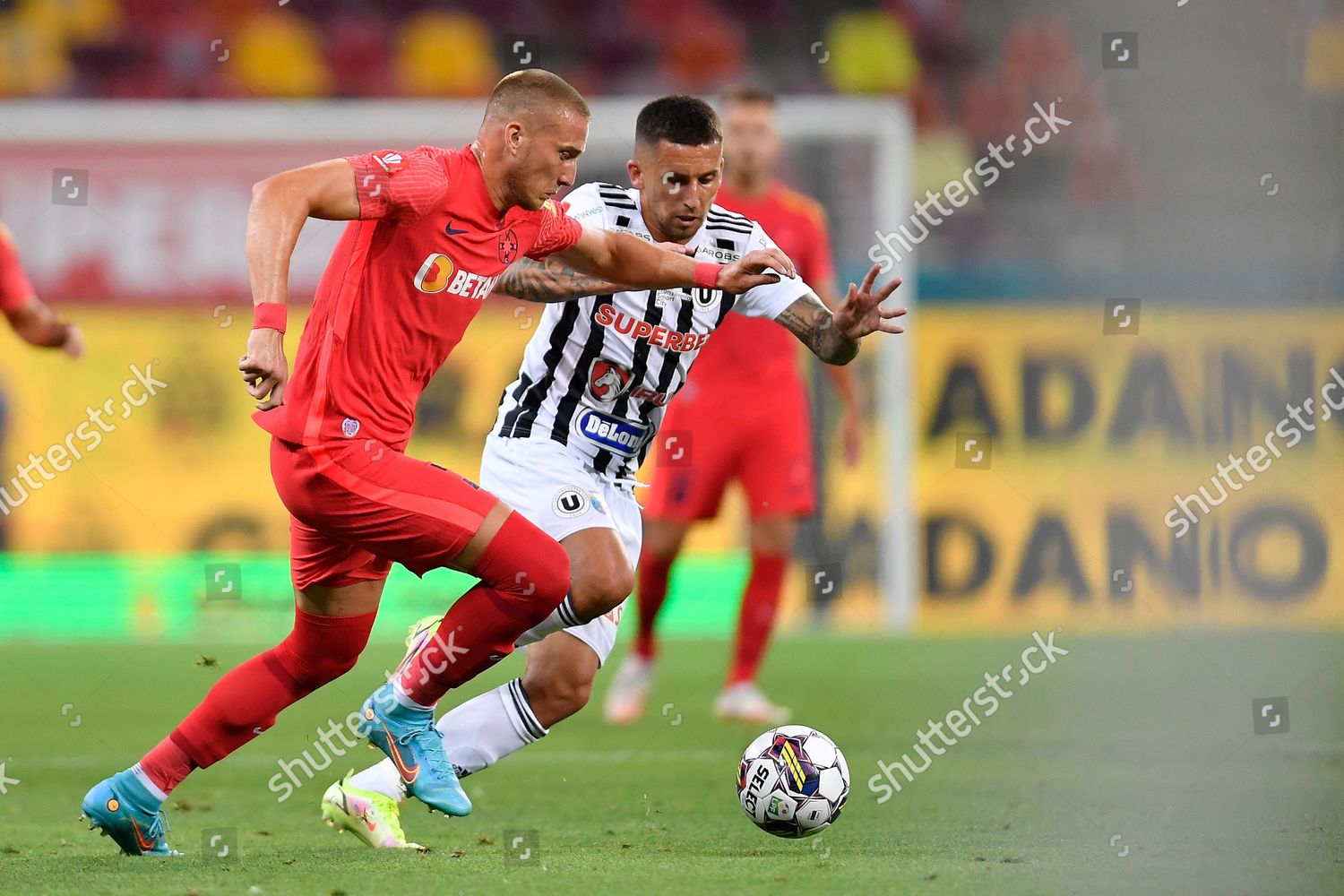 Ivan Mamut Ovidiu Bic Action During Editorial Stock Photo - Stock Image ...