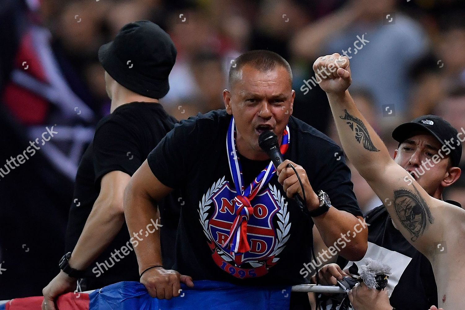 Gheorghe Mustata Leader Fcsb Supporters During Editorial Stock Photo ...