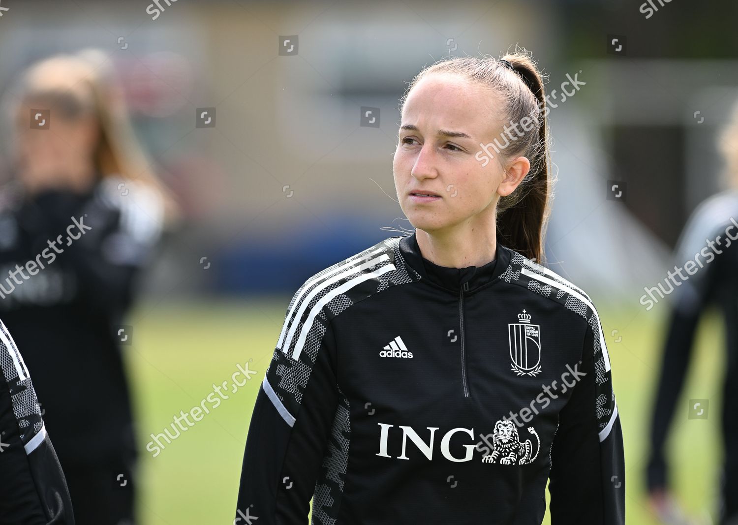 Belgiums Sari Kees Pictured Ahead Training Editorial Stock Photo ...
