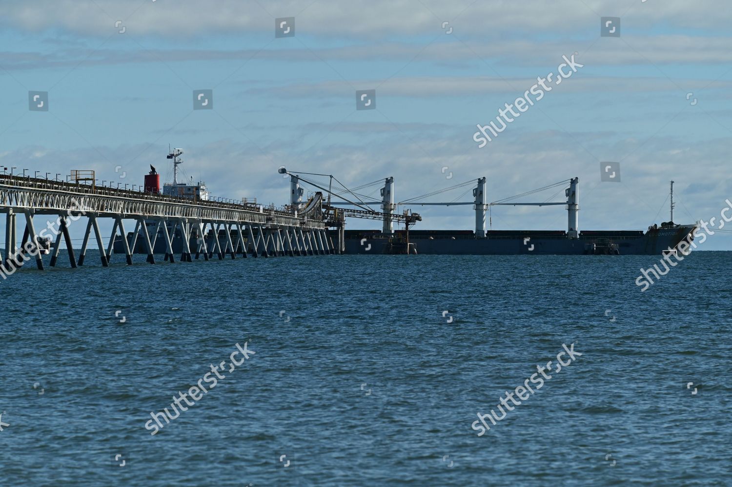 Onslow Salt Delivery Jetty Onslow Salt Editorial Stock Photo - Stock ...
