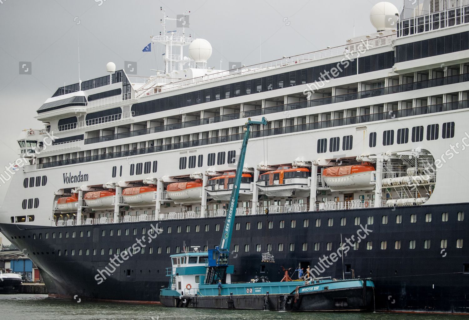 Holland America Line Cruise Ship Volendam Editorial Stock Photo - Stock ...