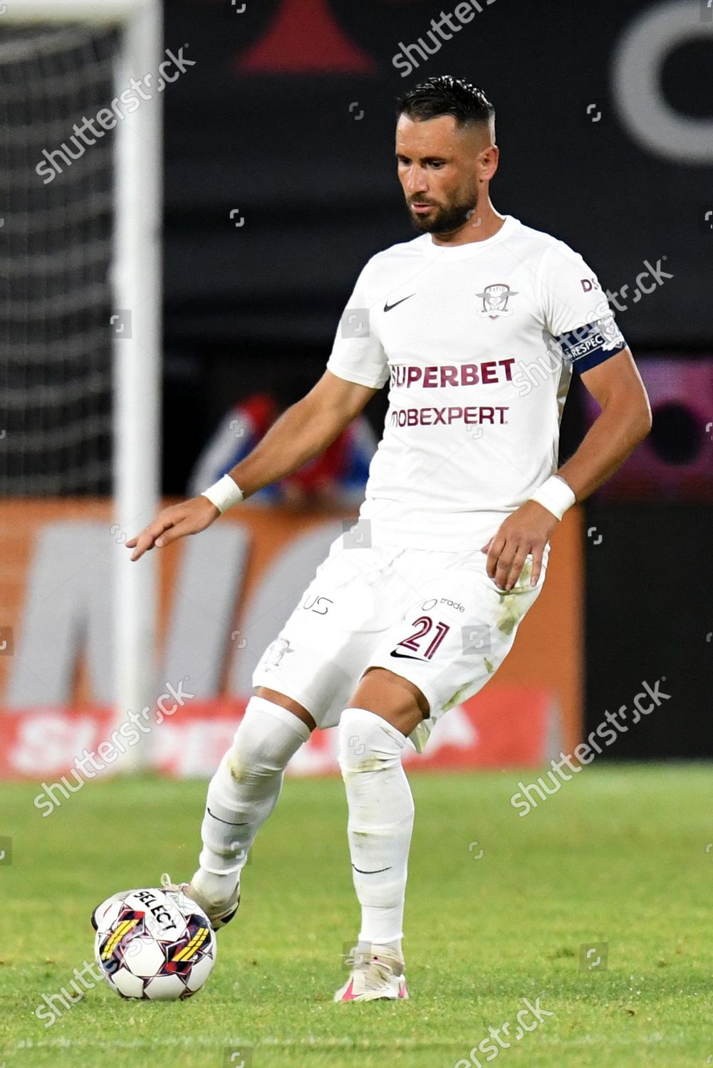 Dragos Grigore Action During Cfr Cluj Editorial Stock Photo - Stock ...