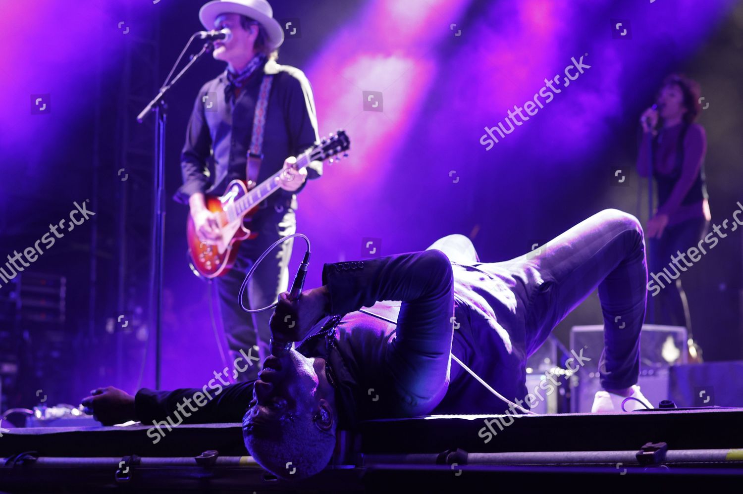 Us Band Vintage Trouble Singer Ty Editorial Stock Photo - Stock Image ...