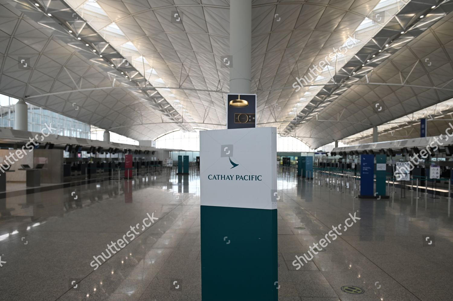 General View Showing Sign Cathay Pacific Editorial Stock Photo - Stock ...