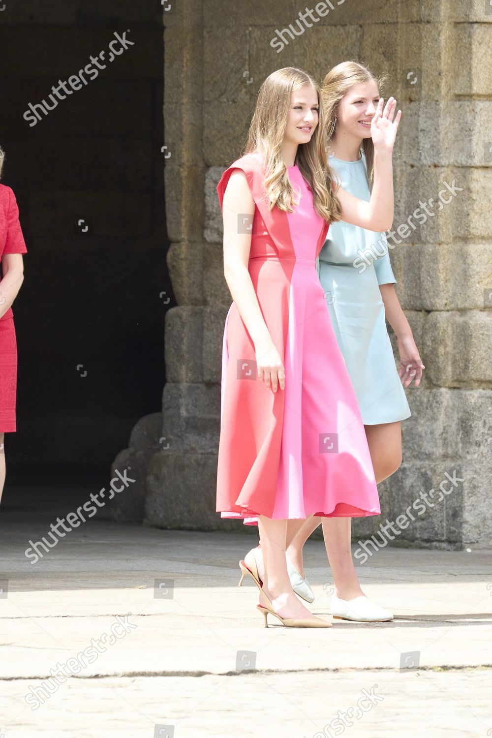 Crown Princess Leonor Princess Sofia Visit Editorial Stock Photo ...